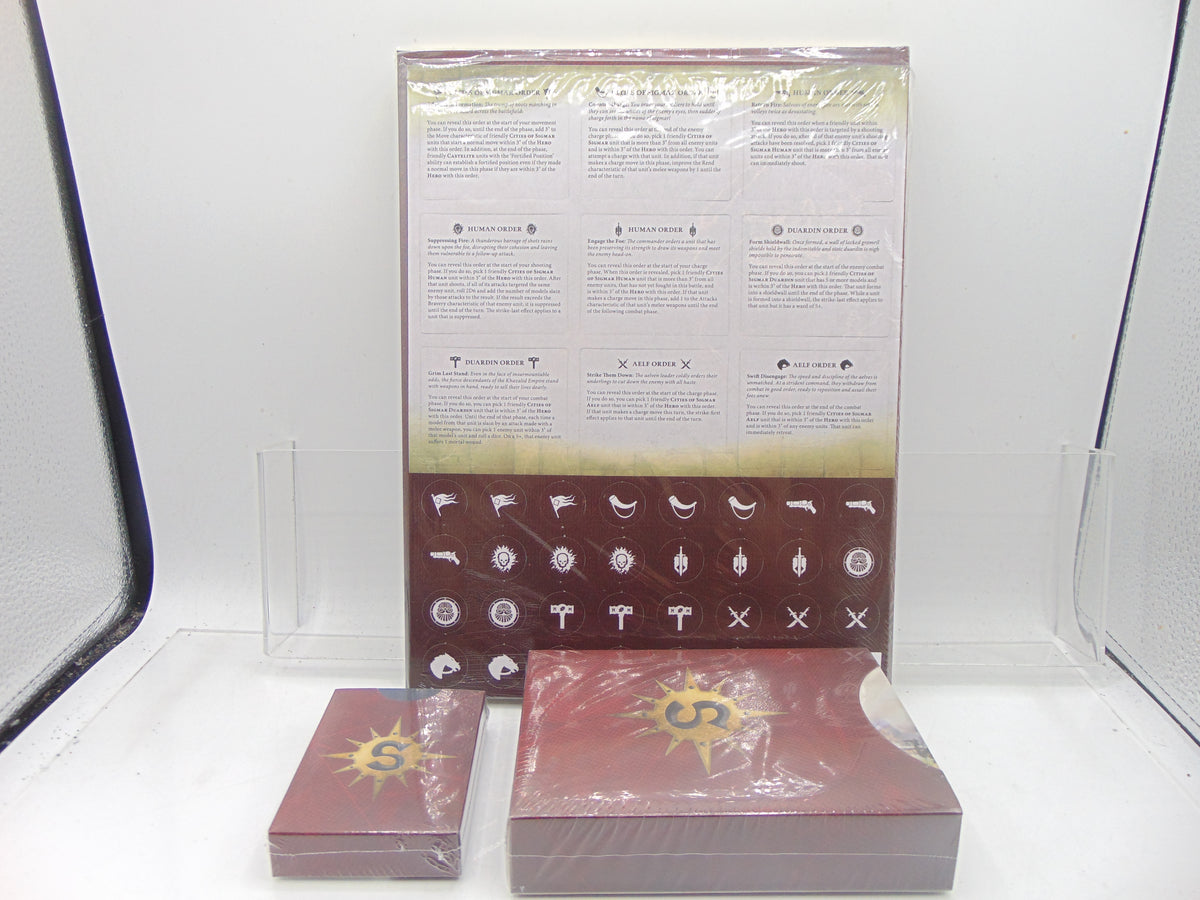 Cities of Sigmar Battletome, Warscroll Cards & Enhancement Cards – The ...