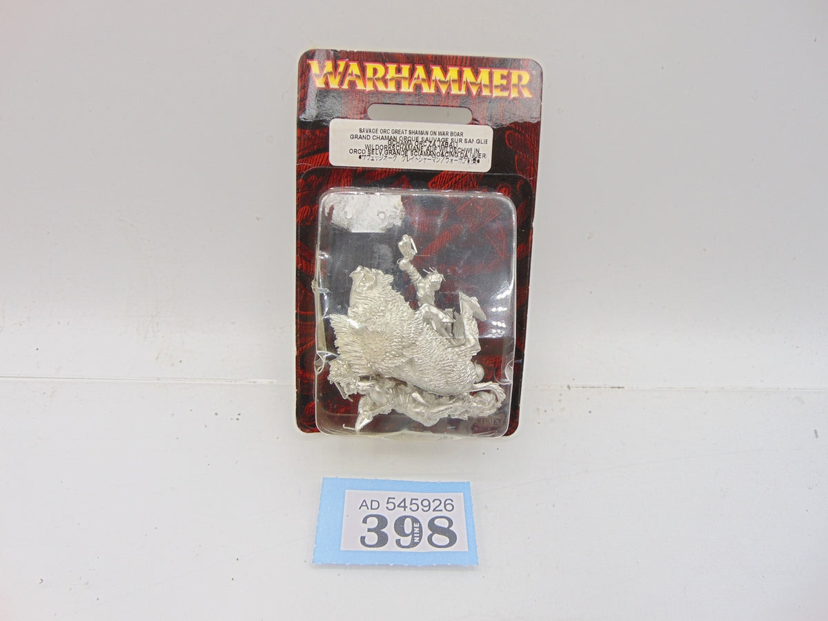 Savage Orc Great Shaman on War Boar – The Troll Trader