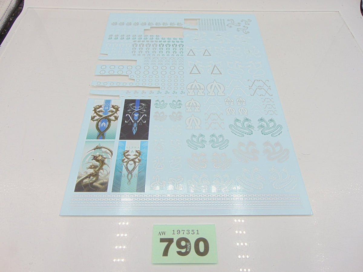 Forge World Horus Heresy Alpha Legion Transfer Sheet Decal – The Troll ...