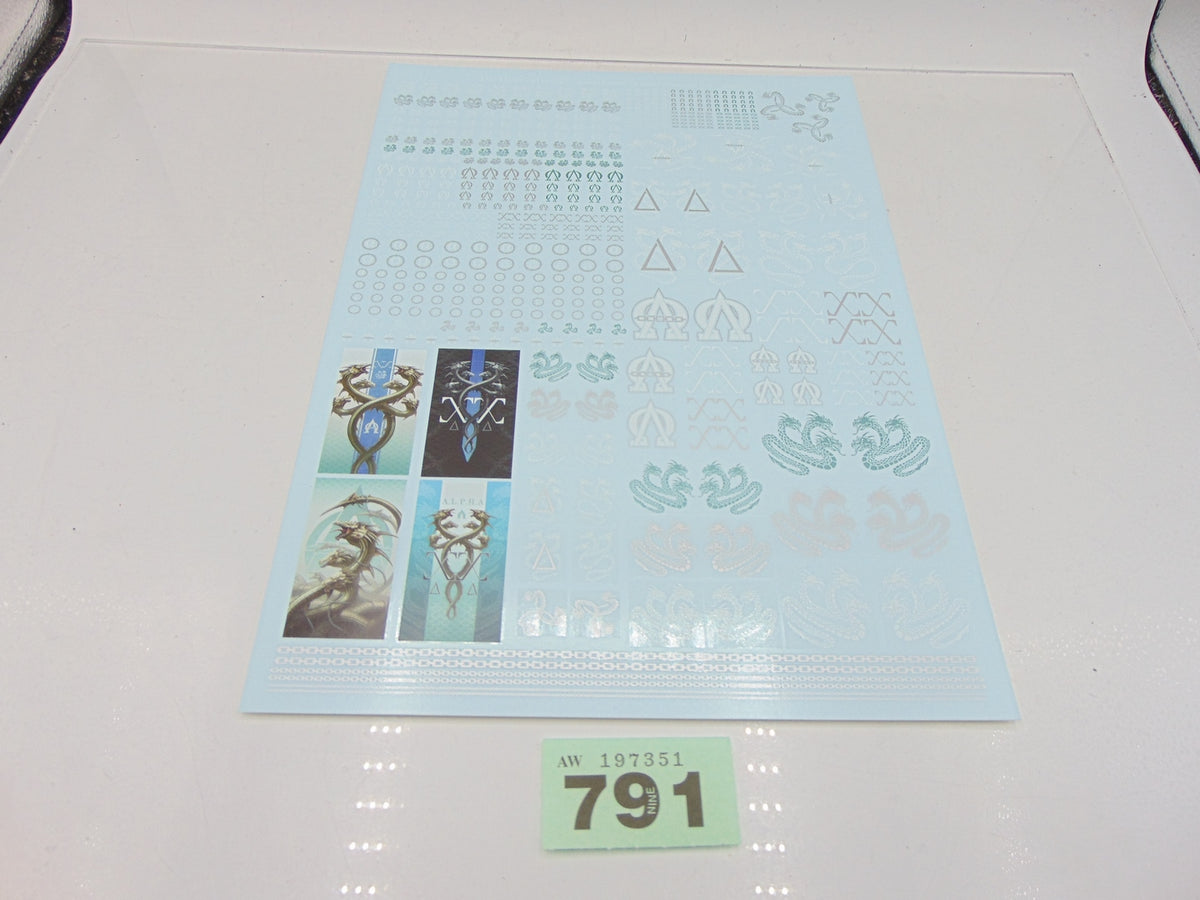 Forge World Horus Heresy Alpha Legion Transfer Sheet Decal – The Troll ...