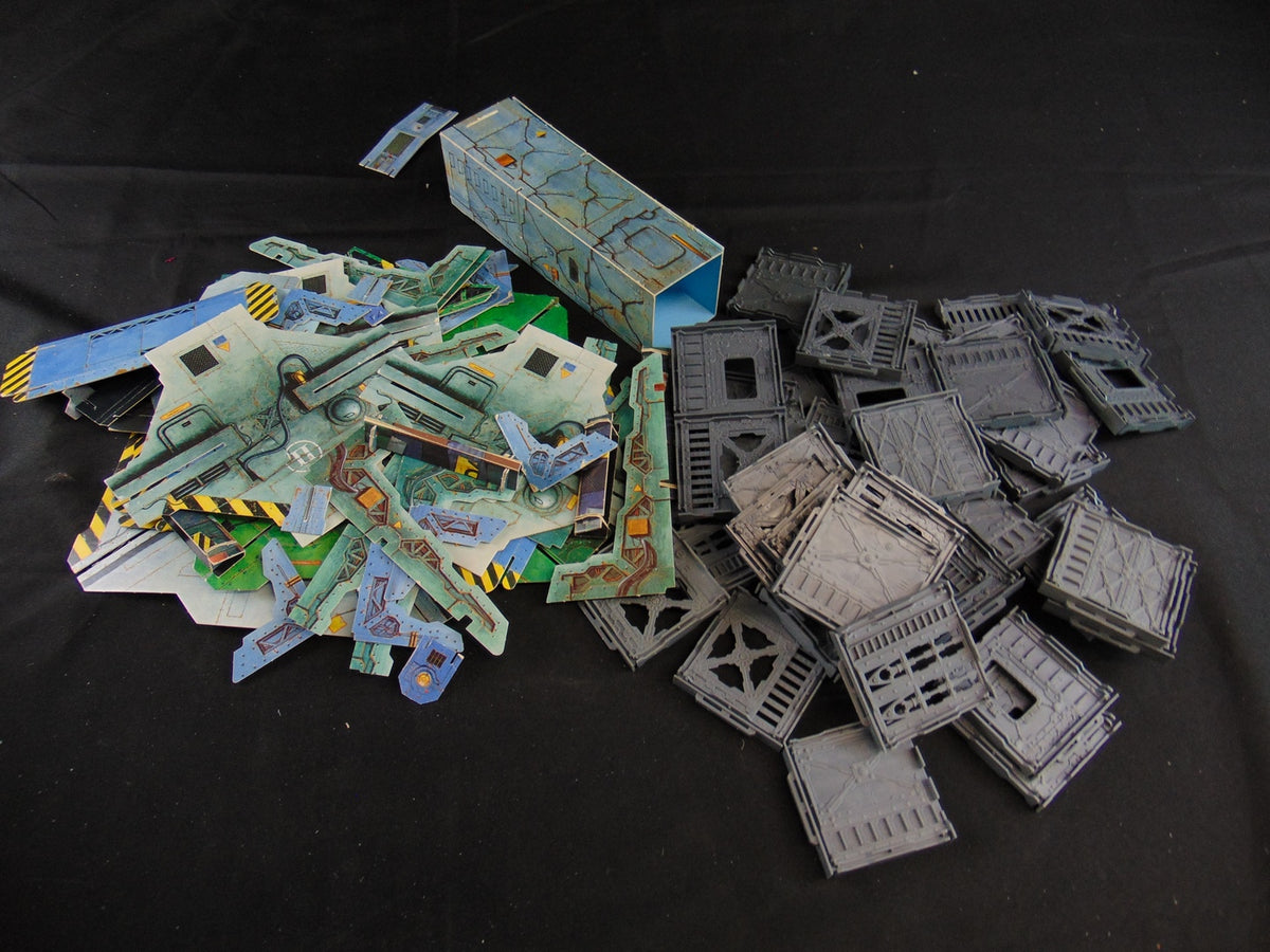 Necromunda Scenery in game box. – The Troll Trader