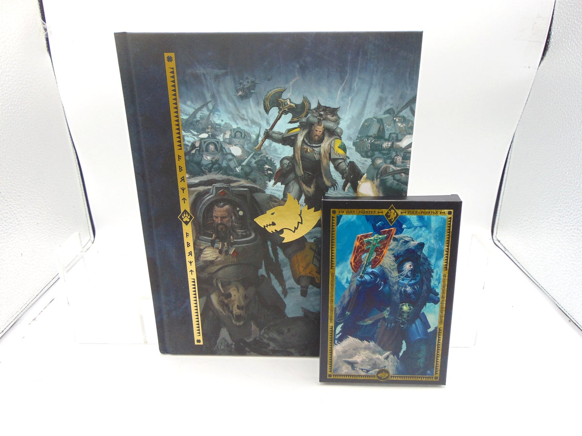 Limited Edition Codex Supplement and Cards Space Wolves 40K 10th Editi ...