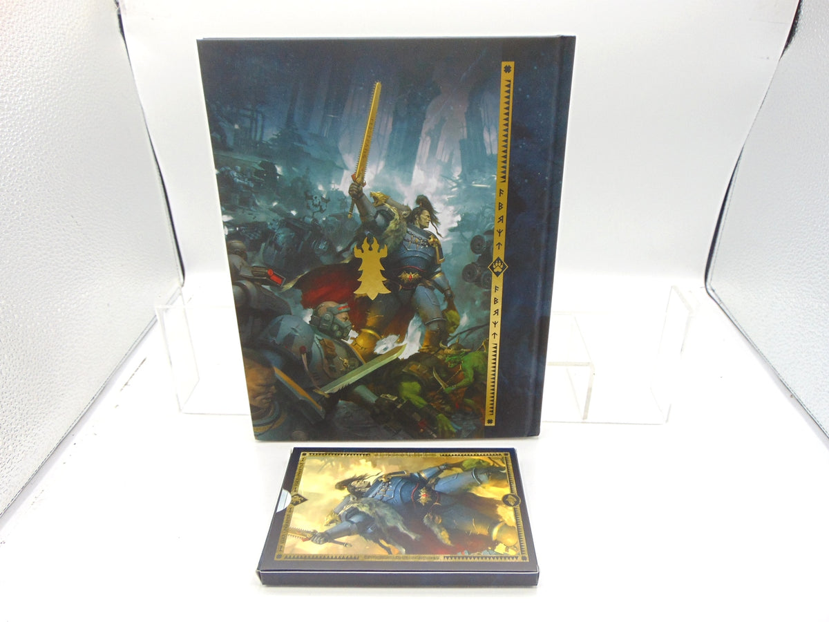 Limited Edition Codex Supplement and Cards Space Wolves 40K 10th Editi ...
